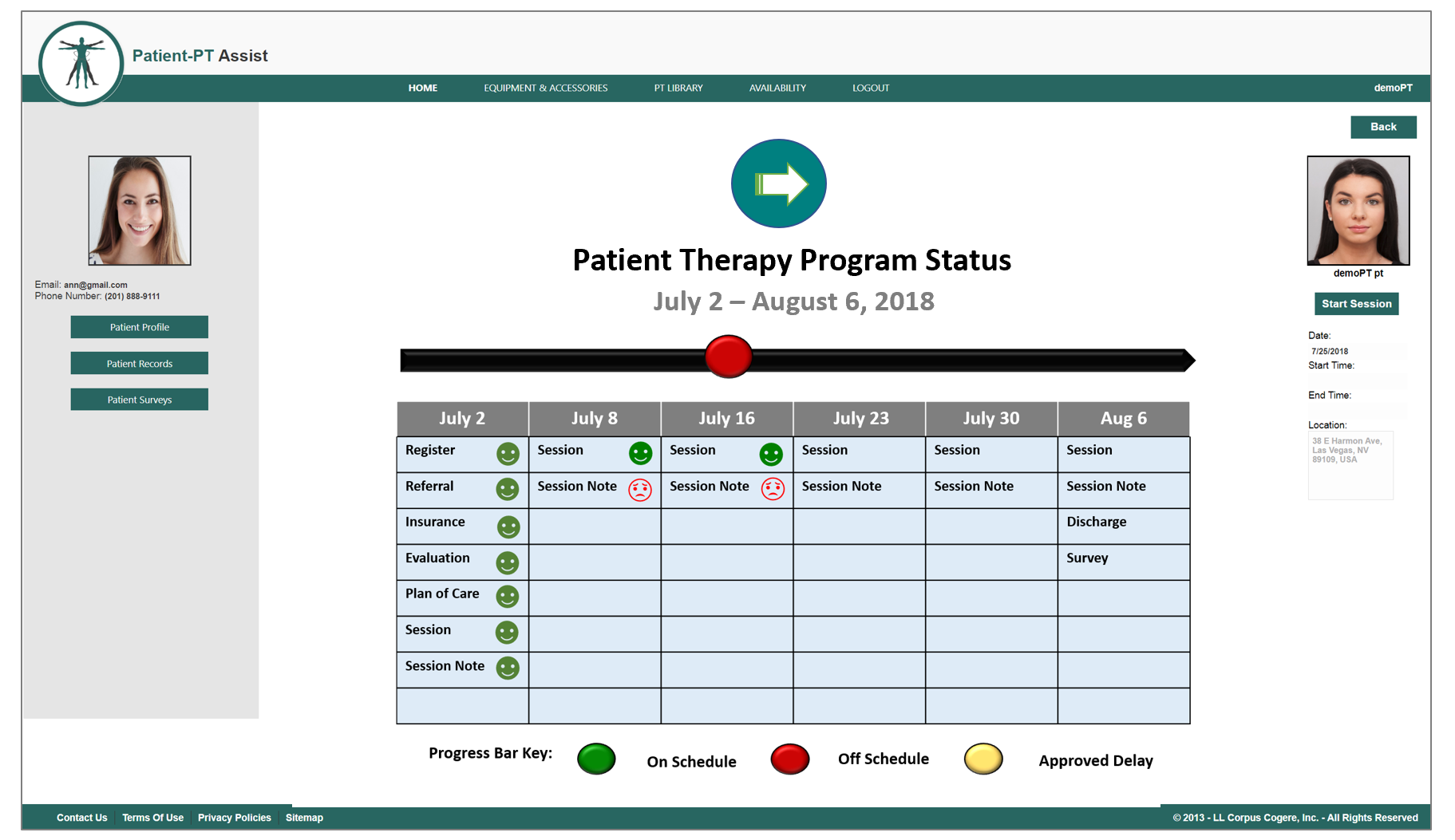 h. How are Patient Program activities tracked? - LL Corpus Cogere, Inc.